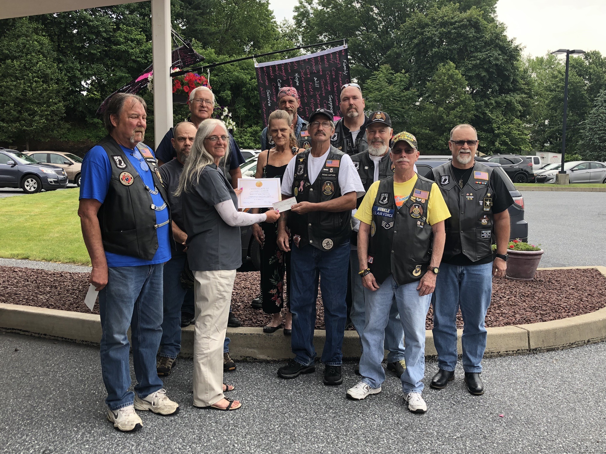 Gold Level Certificate Presentation - Linglestown American Legion - Ta ...